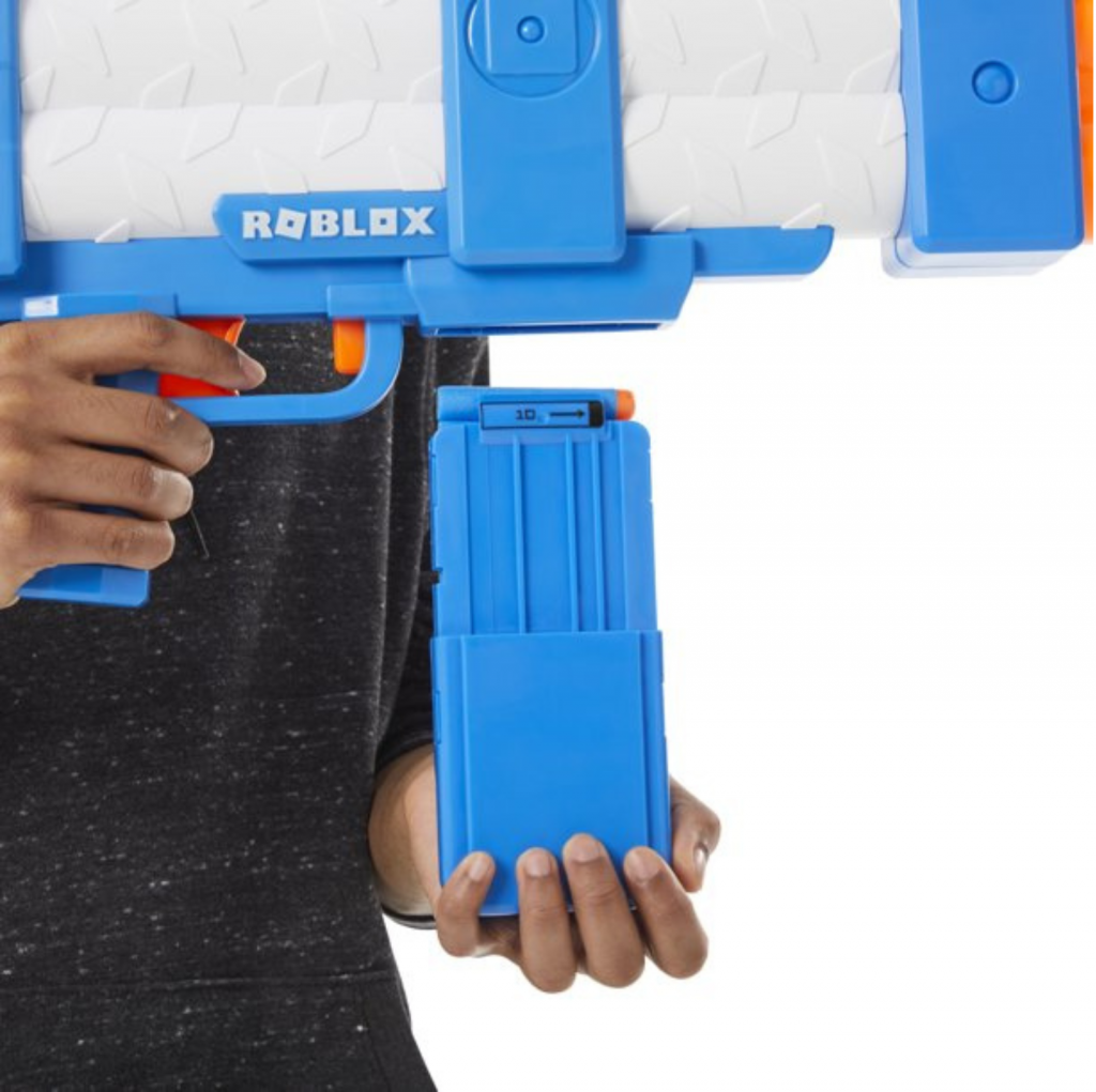 Nerf Roblox Arsenal Pulse Laser Motorized Dart Blaster Includes 10 ...